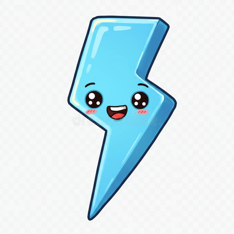 Cute Lightning Bolt Stock Illustrations – 2,099 Cute Lightning Bolt ...