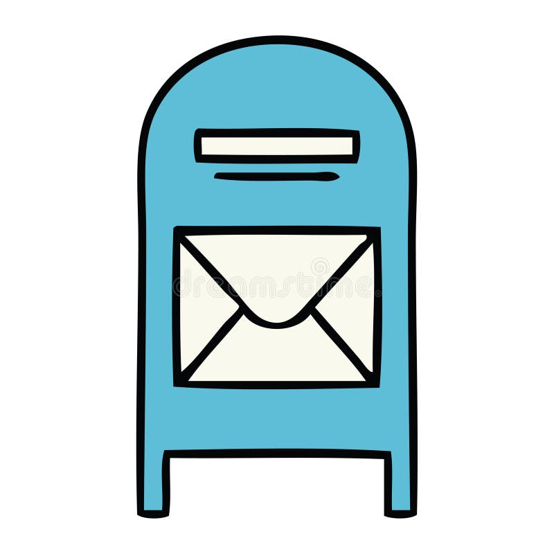 Cartoon mail box stock vector. Illustration of silly - 38069287