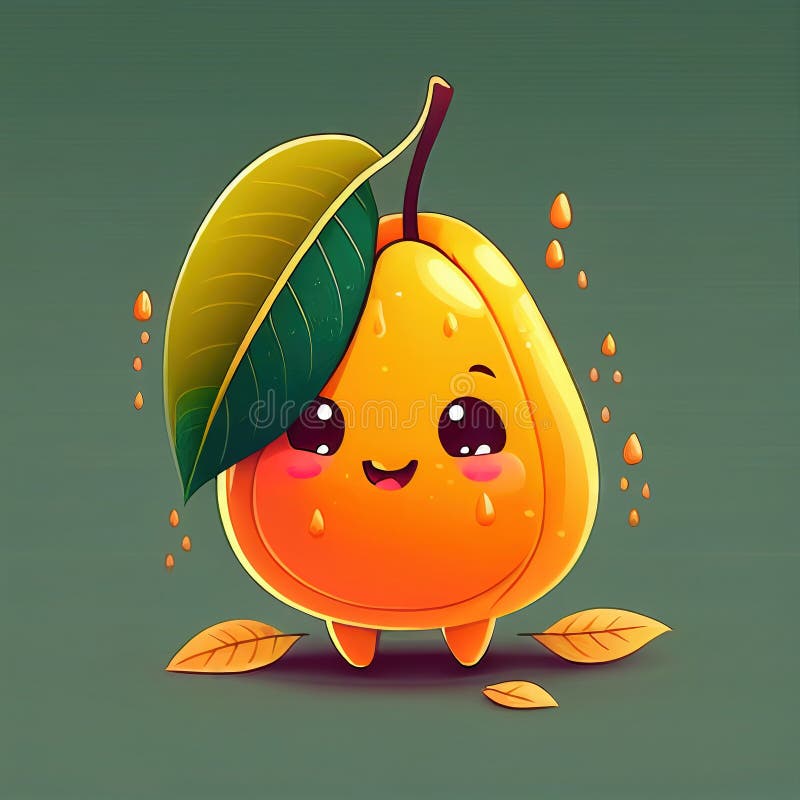 Mango Cartoon Character Generative Ai Stock Illustrations – 114 Mango ...