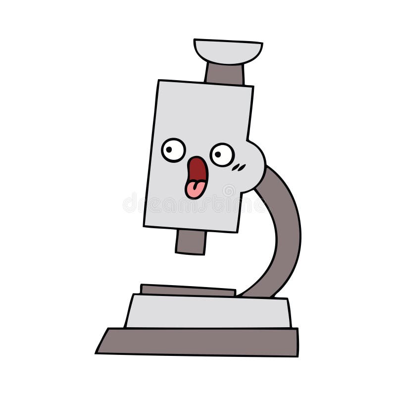 Cartoon Microscope Clipart Black