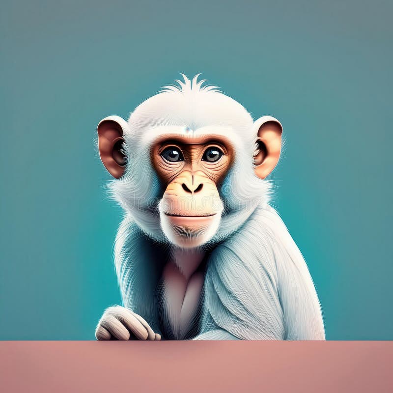 Cute Cartoon Monkey Character Designed for Children S Comics and ...