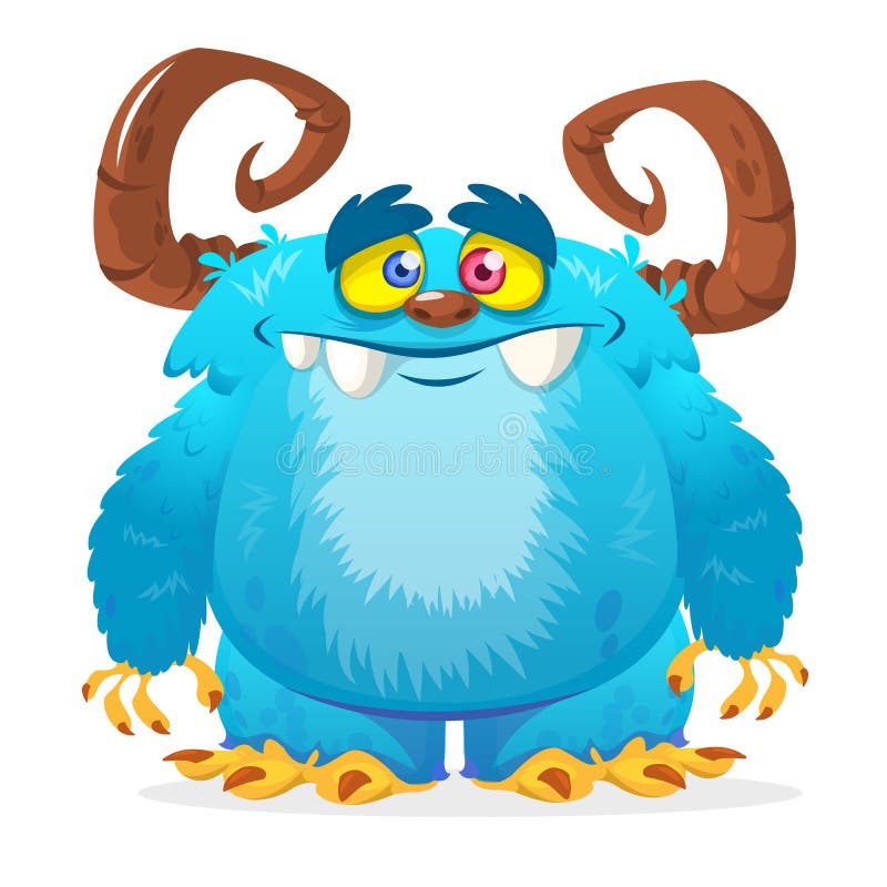 Cute Cartoon Monster Vector Troll Or Gremlin Character Halloween