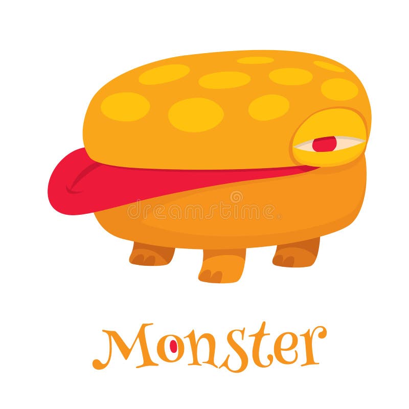 Cute cartoon monsters stock vector. Illustration of mutation - 49686651