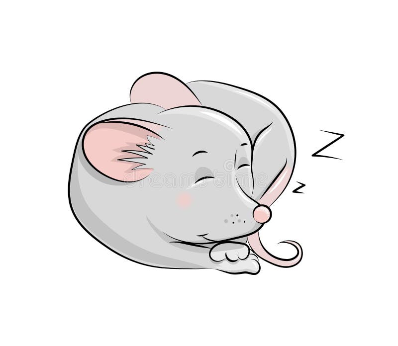 Cute cartoon mouse. stock vector. Illustration of icon - 166653681