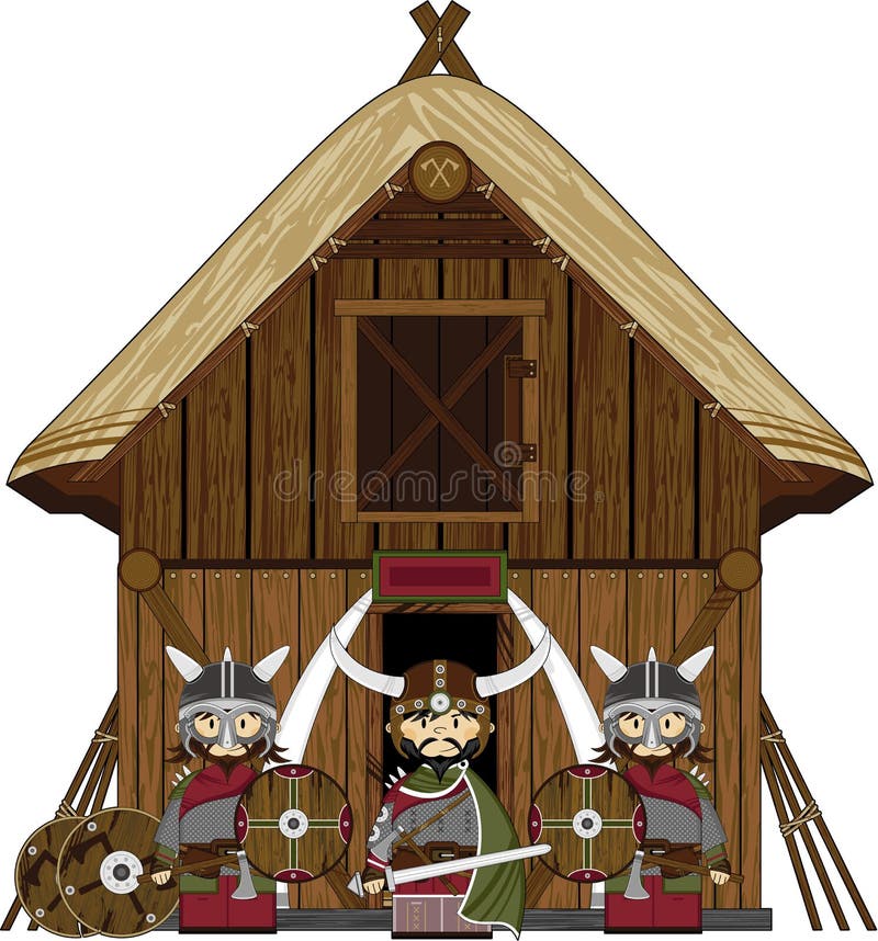 Cute Cartoon Norse Viking stock vector. Illustration of cute - 94699270