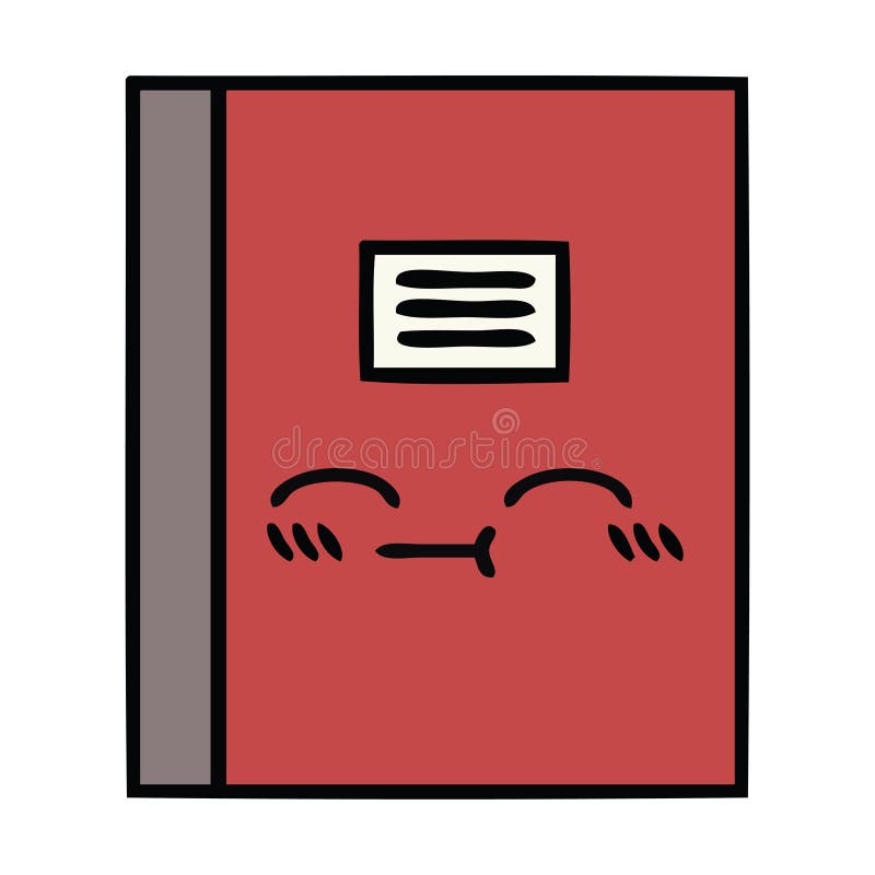 Cute cartoon notebook stock vector. Illustration of school - 147645334