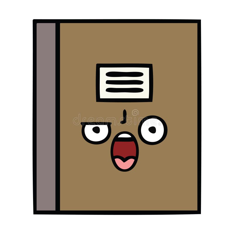 Cute cartoon notebook stock vector. Illustration of artwork - 147704281