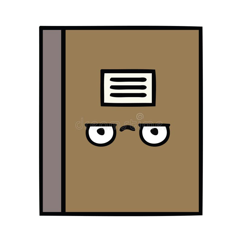 Cute cartoon notebook stock vector. Illustration of freehand - 147718055