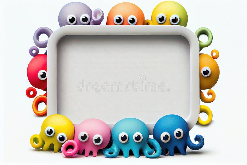 Clip Art Octopus Frame Stock Illustrations – 106 Clip Art Octopus Frame ...