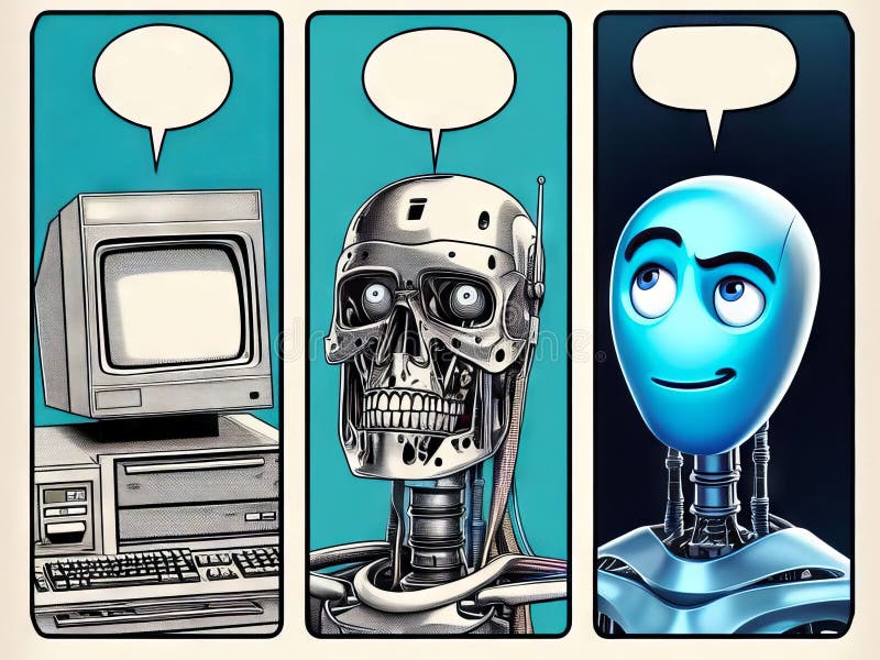 Cartoon of Machine Learning Stock Illustration - Illustration of ...