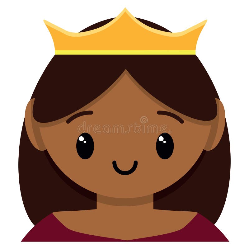 Vector Cute Princess Colorful Isolated Stock Illustration ...
