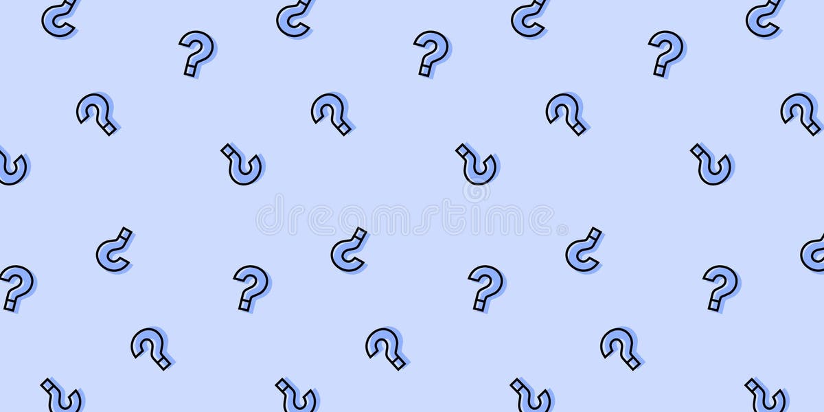Question Mark Pattern Blue Stock Illustrations – 3,031 Question Mark ...