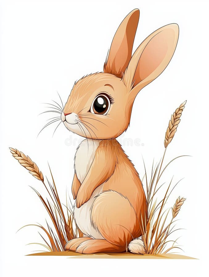 Cartoon Grass Rabbit Stock Illustrations – 23,310 Cartoon Grass Rabbit ...