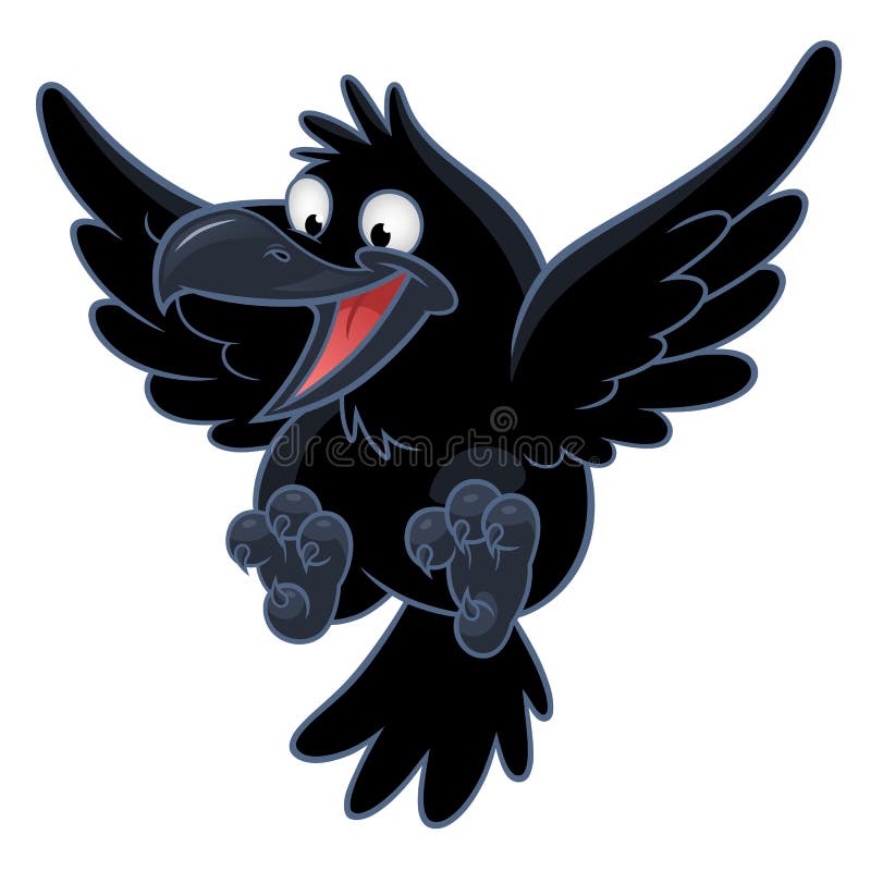 Cute Crow Cartoon Stock Illustrations – 2,689 Cute Crow Cartoon Stock ...