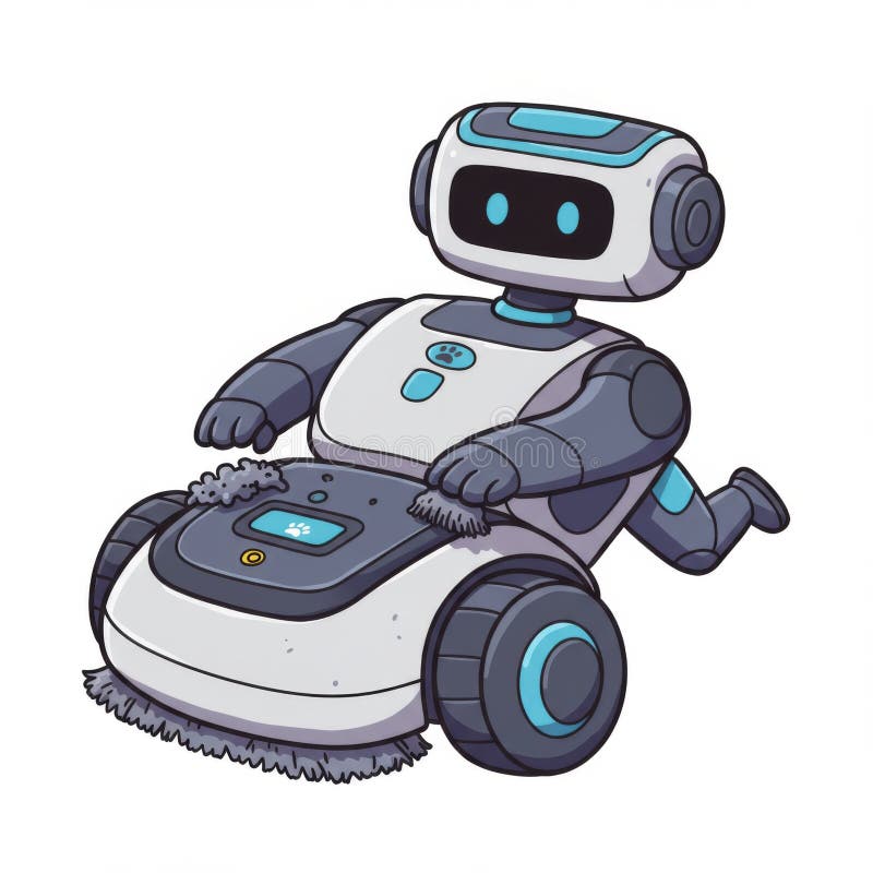 Robot, Cleaning and Sanitizing Benchtop in Cleanroom, with Equipment ...