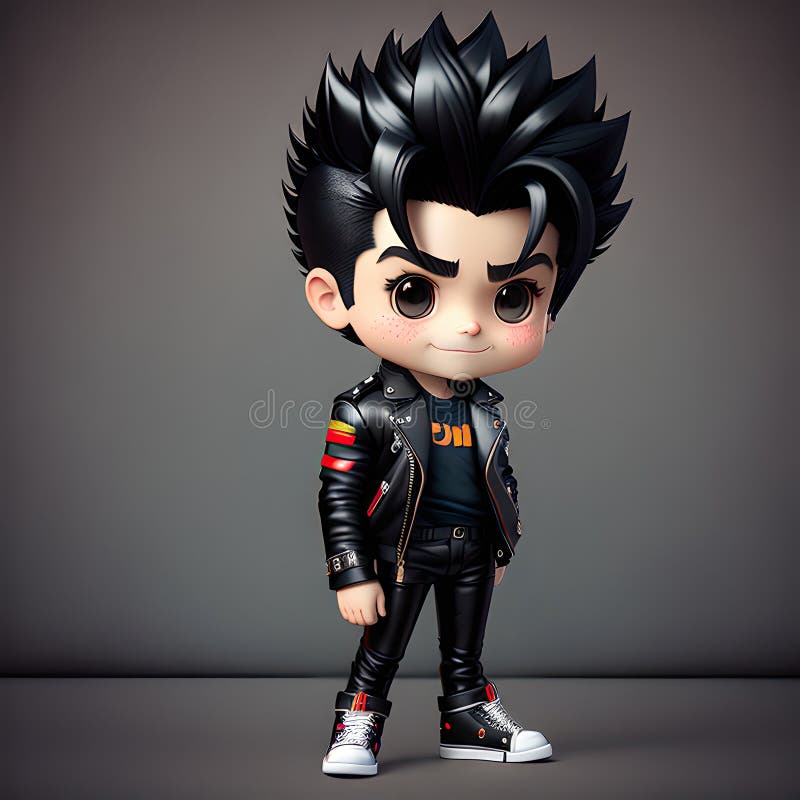 A Cute Cartoon Boy Geek with Glasses and Headphones - Generated by ...