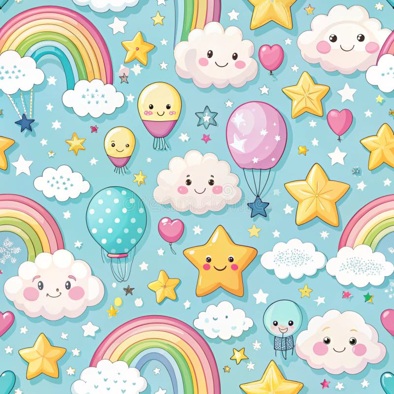 Cartoon Sky Pattern Stock Illustrations – 122,814 Cartoon Sky Pattern ...