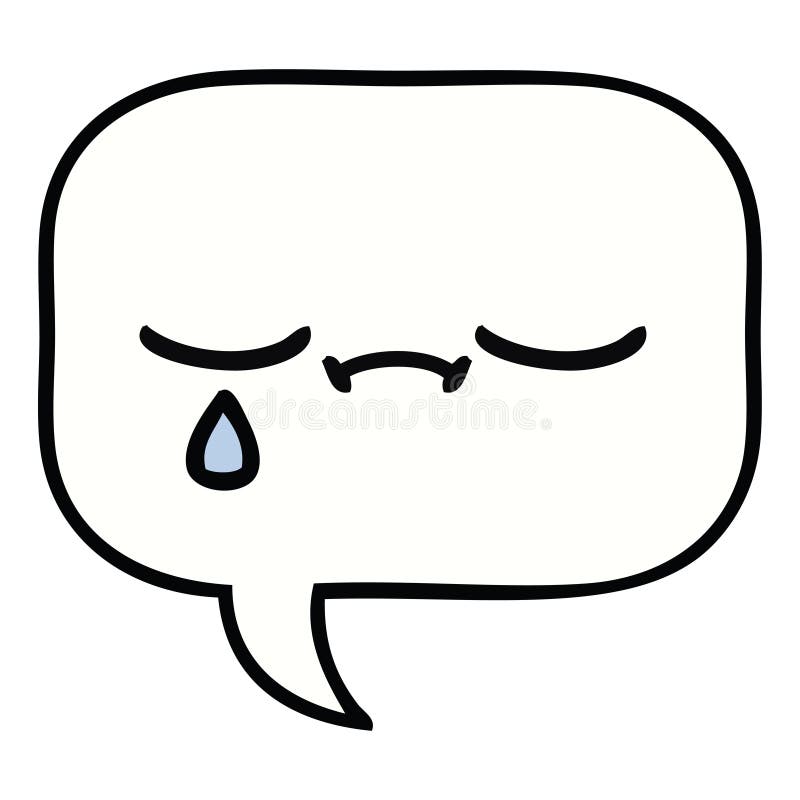 Cute cartoon speech bubble stock vector. Illustration of bubble - 147643366