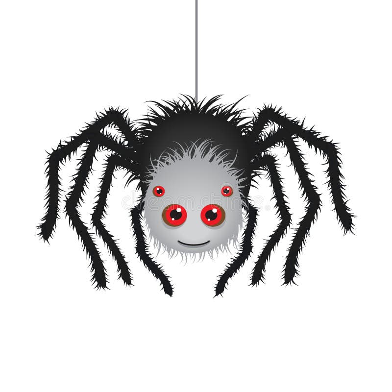 Friendly Spiders Clipart