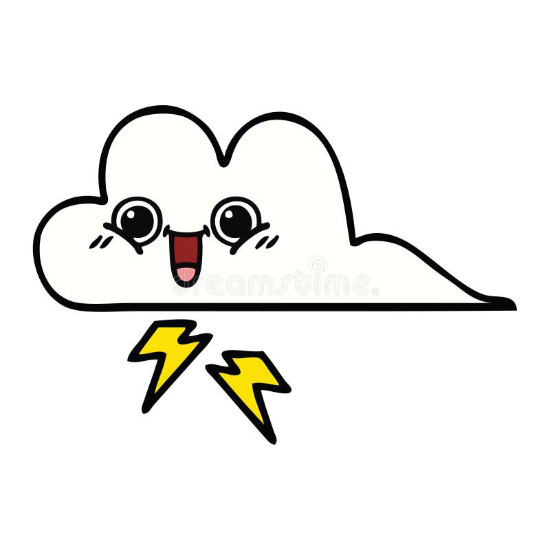 Cute Thundercloud Stock Illustrations – 557 Cute Thundercloud Stock ...
