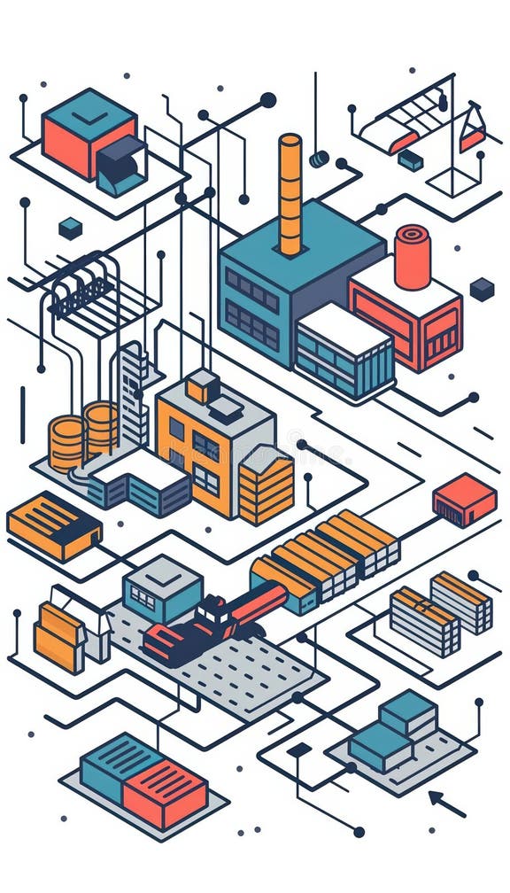 A Cute Cartoon Style OfA Comprehensive View of an ERP Software ...