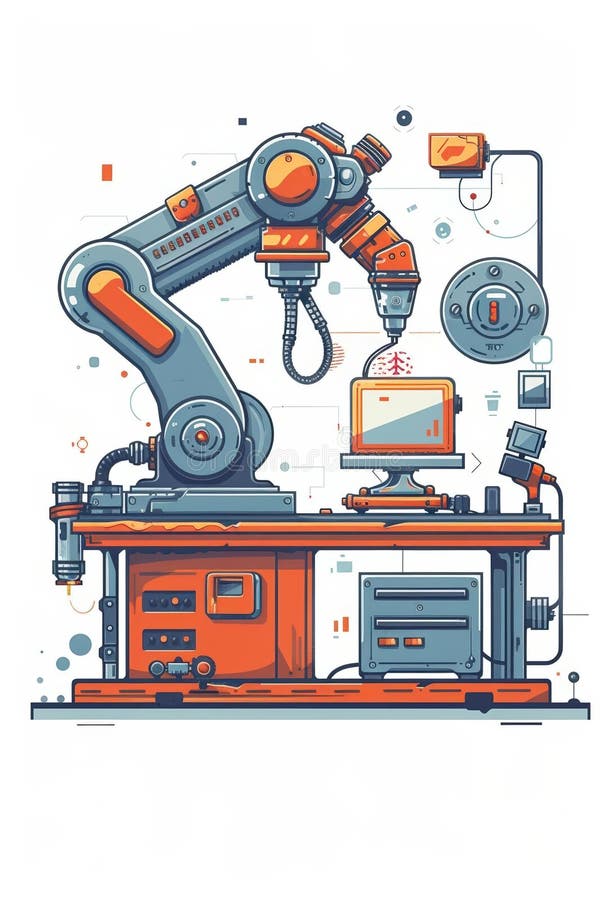 Hightech Manufacturing Stock Illustrations – 2,998 Hightech ...