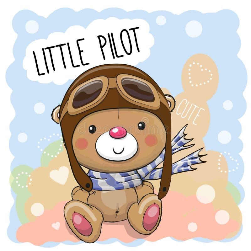 Bear Pilot Cute Stock Illustrations – 678 Bear Pilot Cute Stock ...