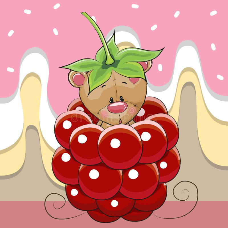 Cute Cartoon Teddy Bear stock vector. Illustration of funky - 99689892