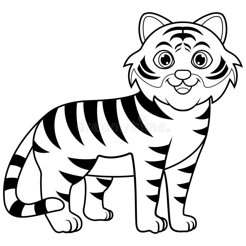 Tiger Line Art Stock Illustrations – 19,941 Tiger Line Art Stock ...