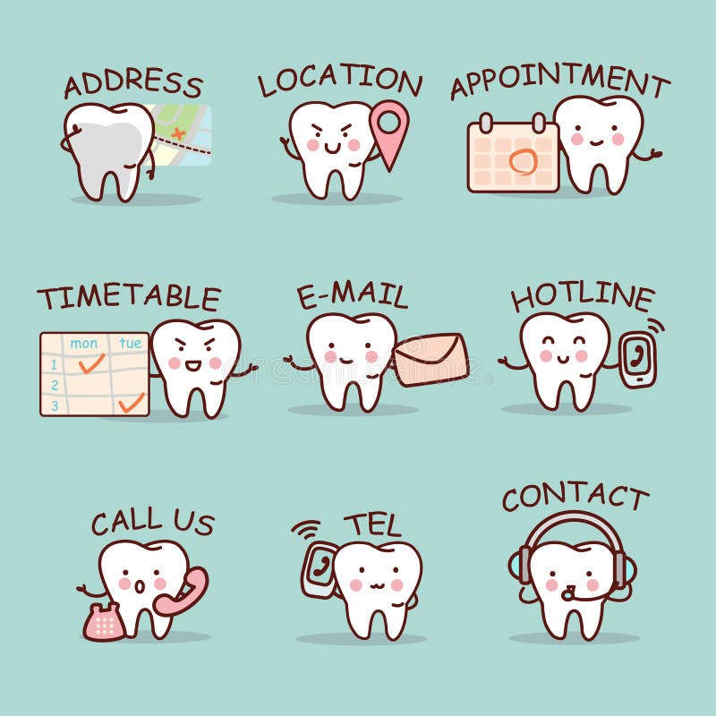 Cartoon Tooth With Tooth Fairy Stock Vector - Illustration of character ...