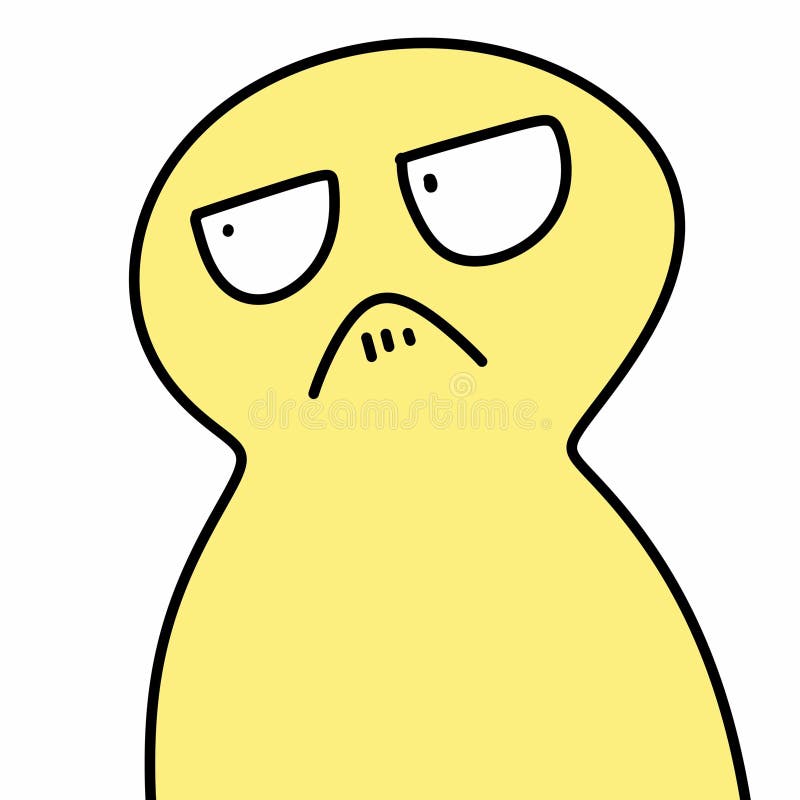 Cute Cartoon on White Background Stock Illustration - Illustration of ...