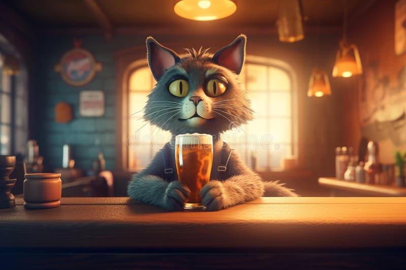 Beer Cat Stock Illustrations – 743 Beer Cat Stock Illustrations ...