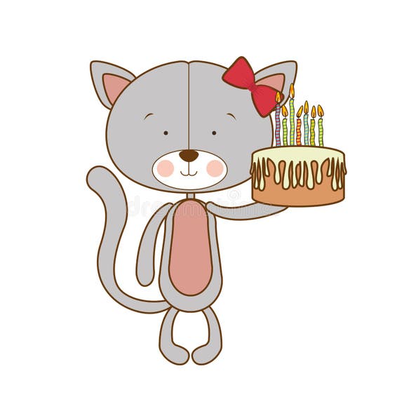 Cat Cake Design Stock Illustrations – 3,042 Cat Cake Design Stock ...