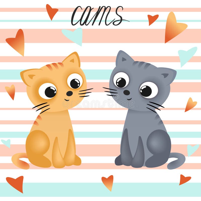 Cat stock vector. Illustration of kitty, beautiful, nature - 131792687