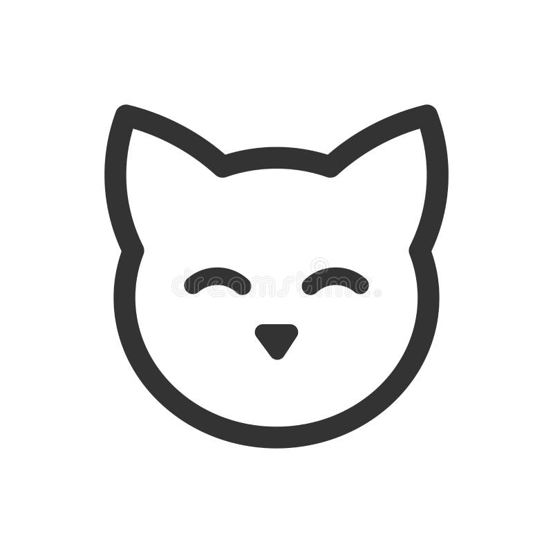 Line Drawing Cartoon Cat Face Stock Illustrations – 8,066 Line Drawing ...