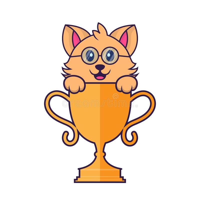 Cat Trophy Stock Illustrations – 422 Cat Trophy Stock Illustrations ...