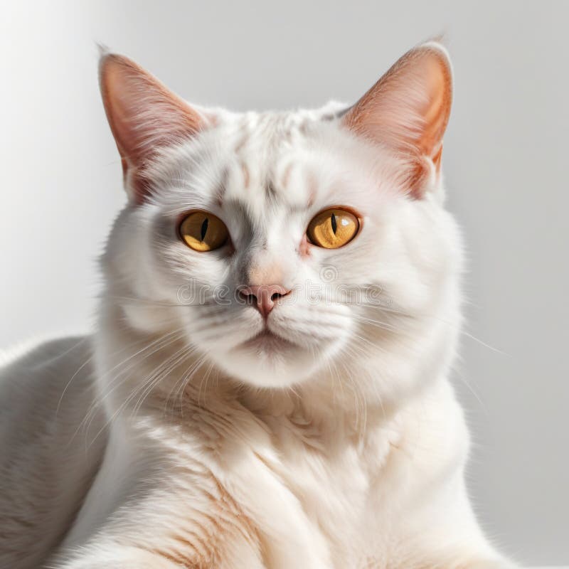 Cute Cat Lying in Sunny Spot Stock Illustration - Illustration of ...