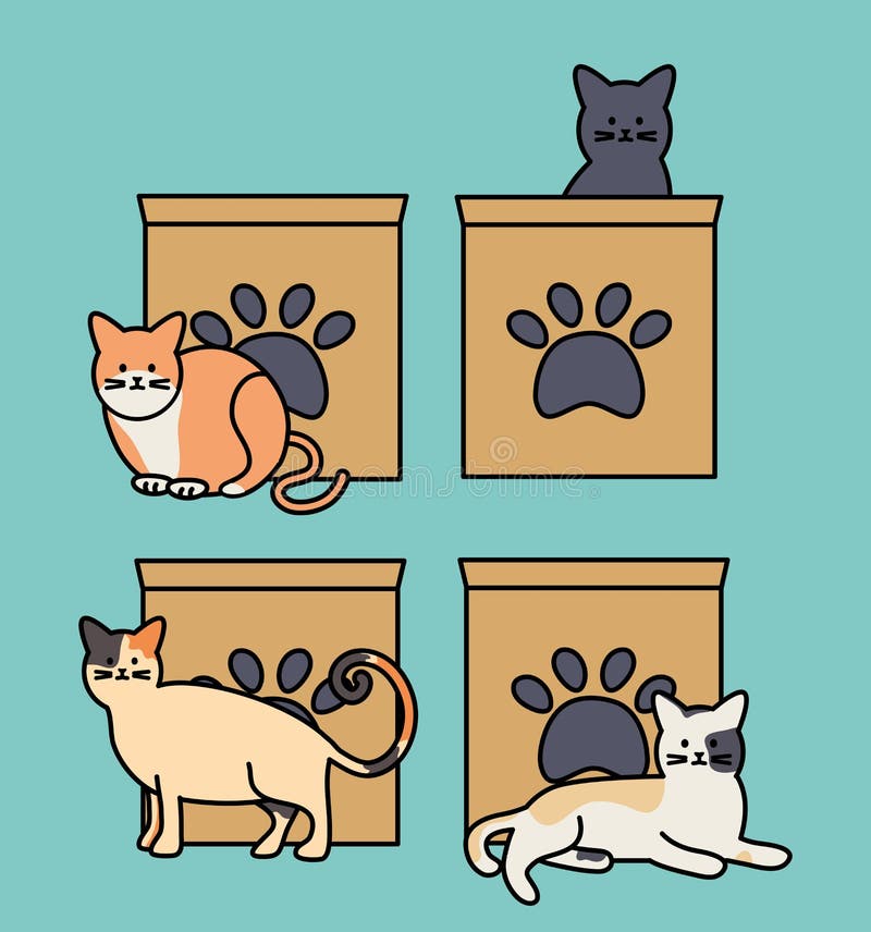 Carton Cat Stock Illustrations – 937 Carton Cat Stock Illustrations ...