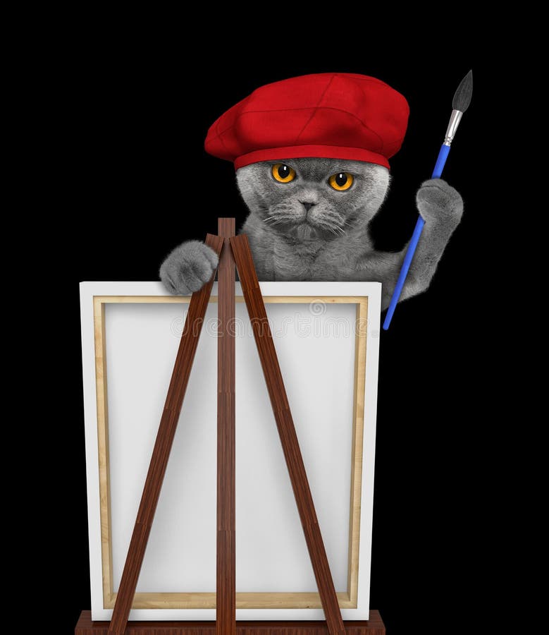 667 Cat Paintbrush Stock Photos - Free & Royalty-Free Stock Photos from ...