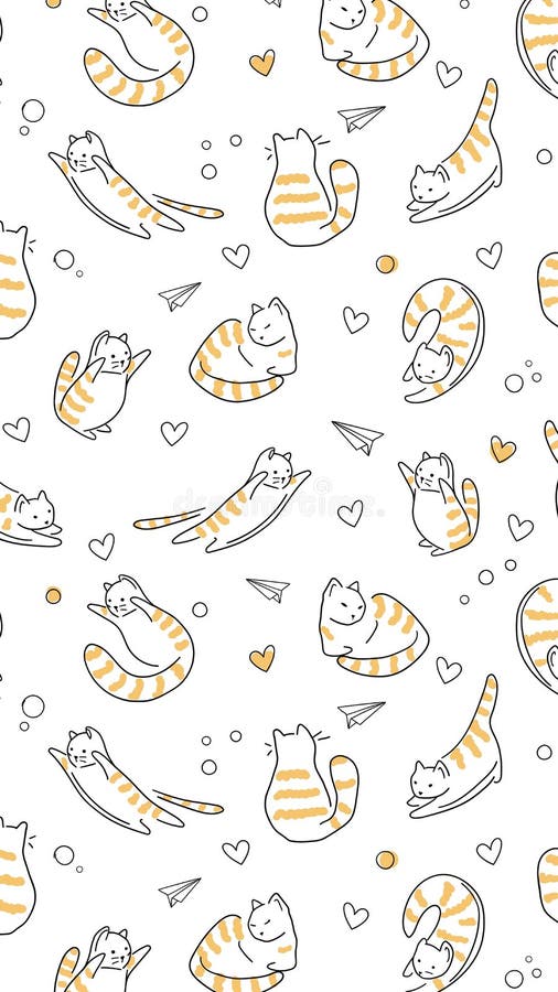 Cat Wallpaper Phone Stock Illustrations – 343 Cat Wallpaper Phone Stock ...