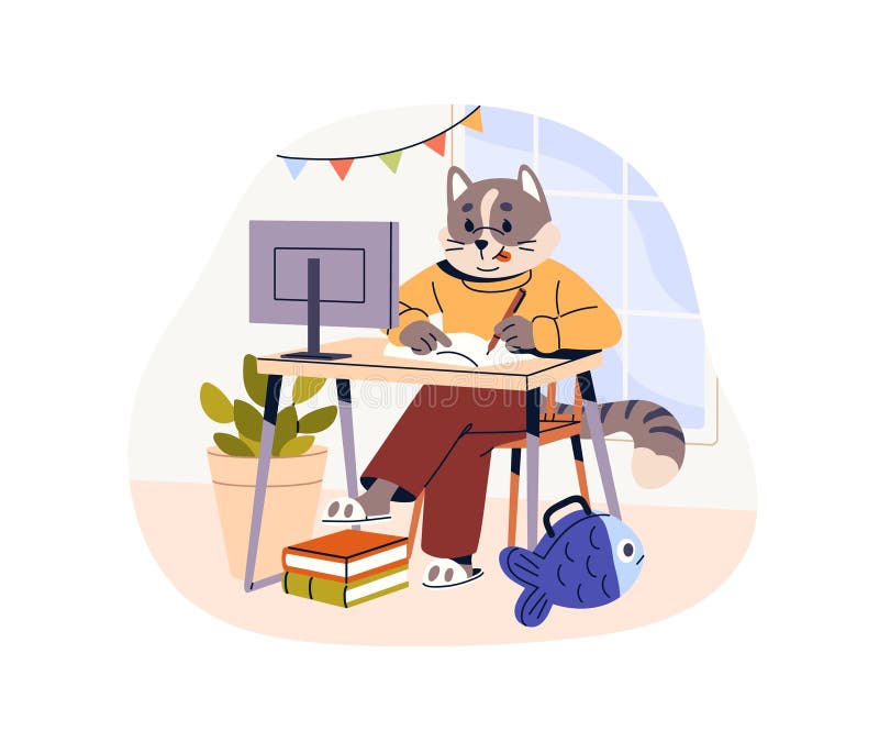 Funny Anthropomorphic Cat Stock Illustrations – 2,550 Funny ...