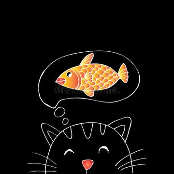 Hungry Cat Thinking Fish Stock Illustrations – 41 Hungry Cat Thinking Fish Stock Illustrations ...