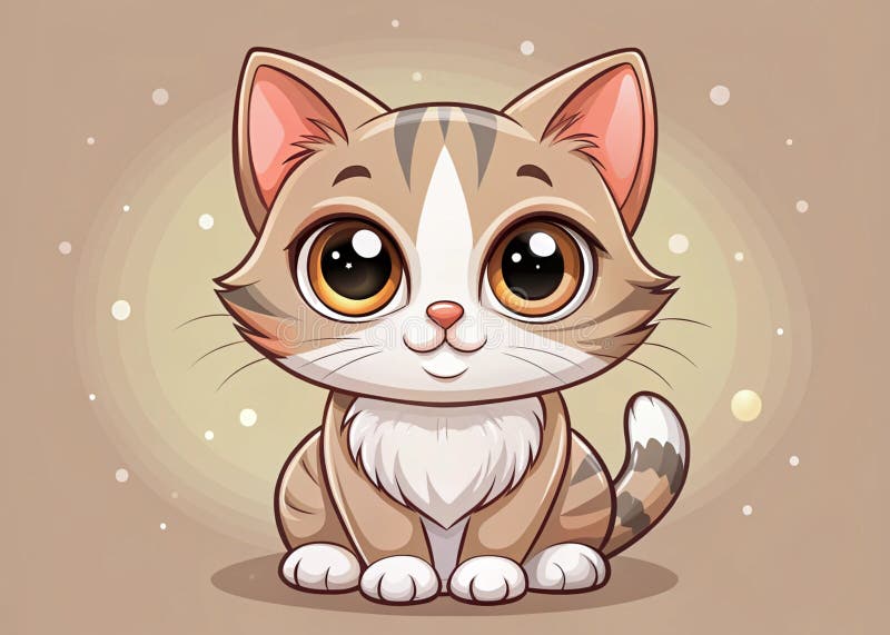 A Cute Cate Vector Illustrations Stock Illustration - Illustration of ...
