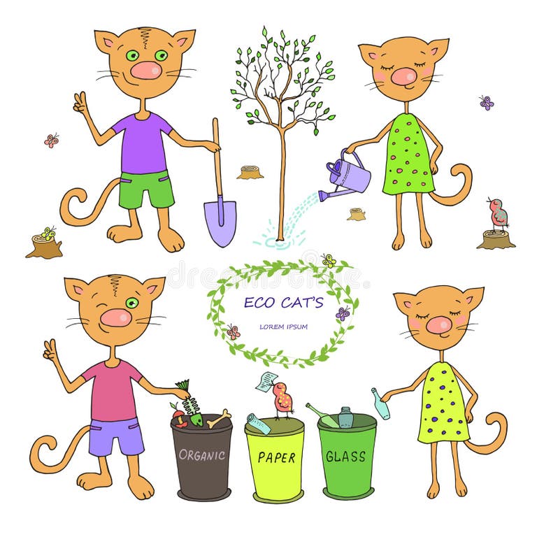 Cats Garbage Stock Illustrations – 110 Cats Garbage Stock Illustrations ...