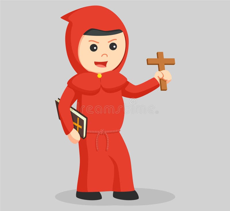 Monk Character Profession Design Vector Stock Vector Illustration Of Businessman Office