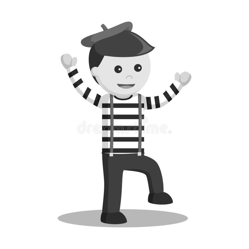 Pantomime Design Profession Character People Stock Vector ...