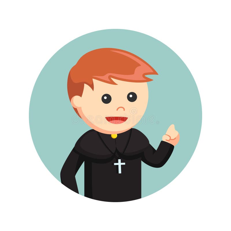 Priest Character Profession Design Vector Stock Vector - Illustration ...