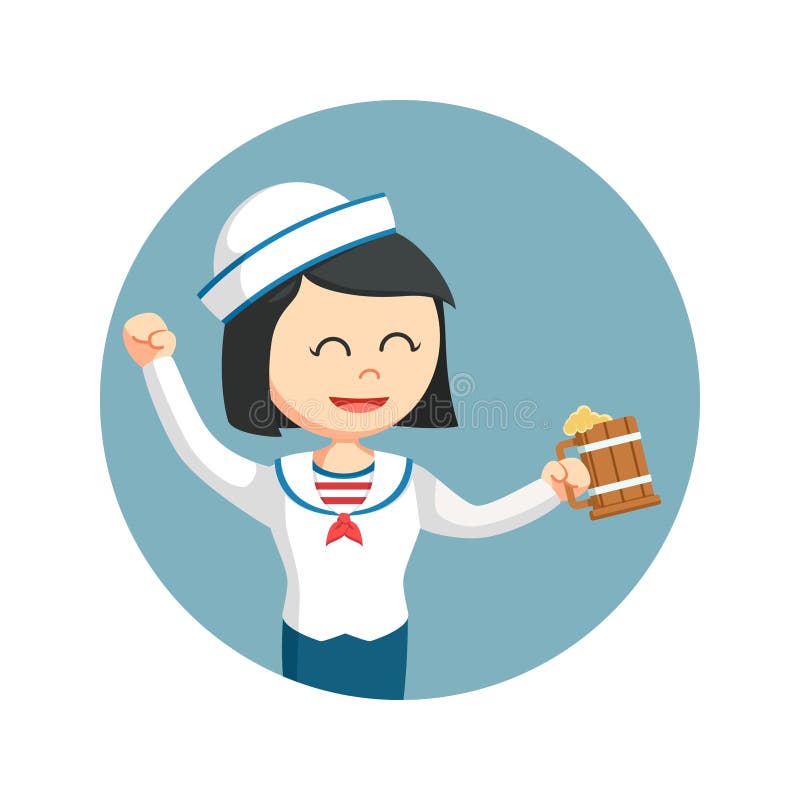 Sailor Character Profession Design Vector Stock Vector - Illustration ...
