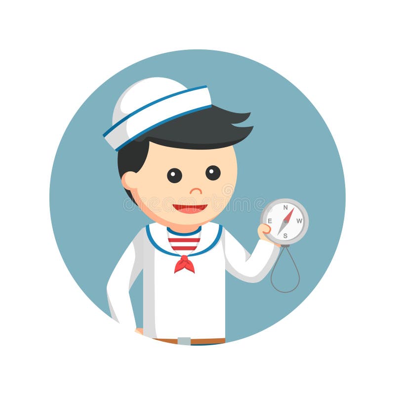 Sailor Character Profession Design Vector Stock Vector - Illustration ...