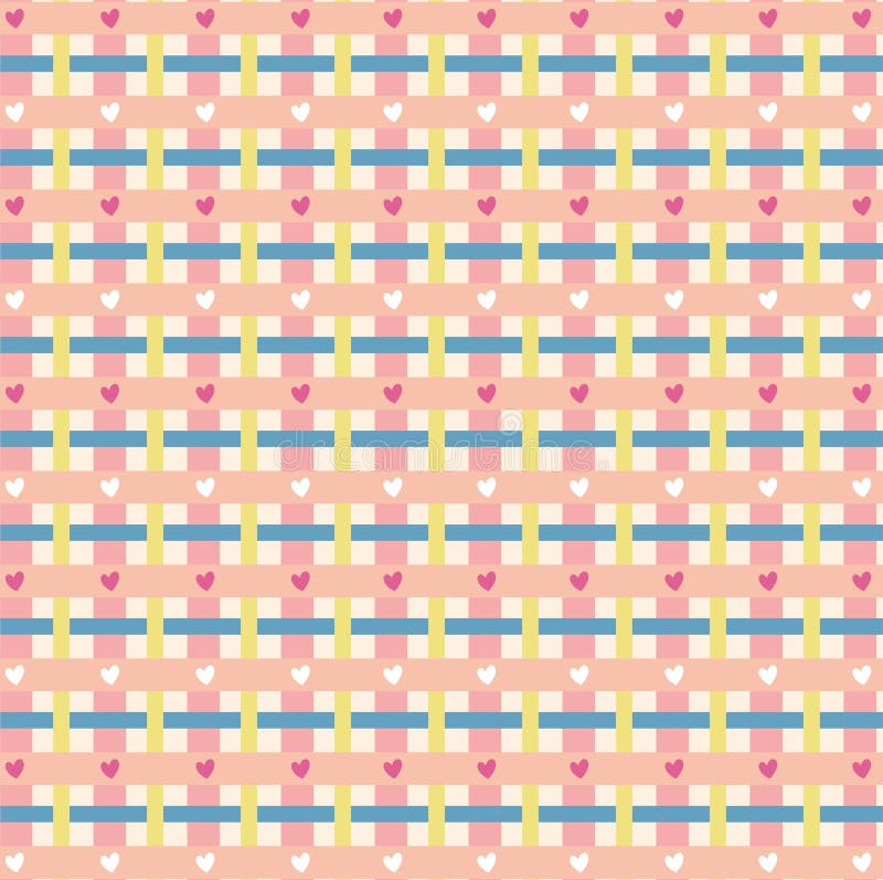 Cute checkered pattern stock vector. Illustration of wallpaper - 218007516